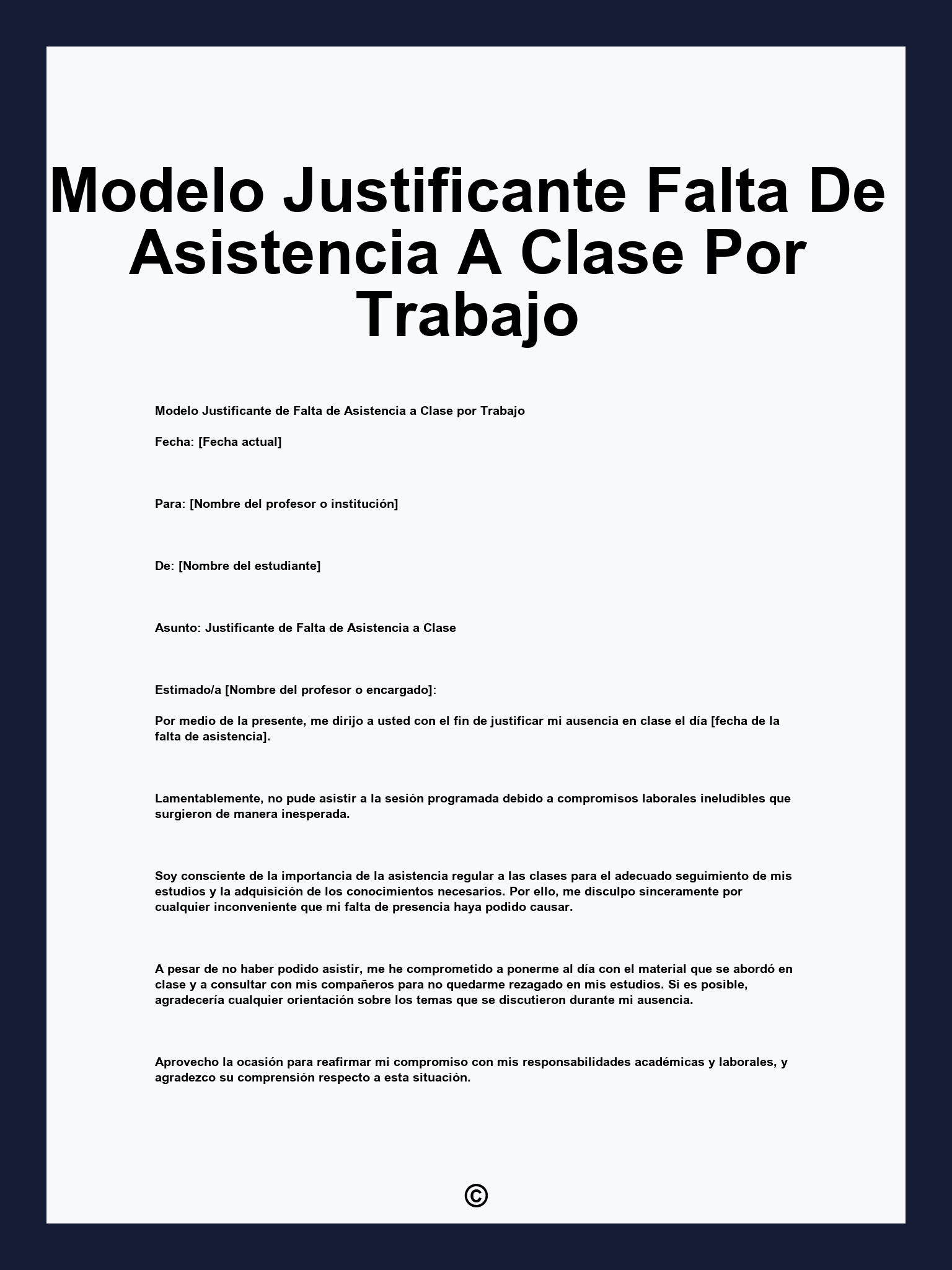 Ejemplo De Cartas De Asistencia Escolar